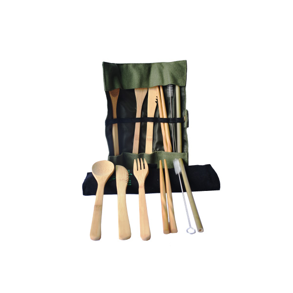 Kit cubiertos bambú / Paquete x 6 piezas - Tienda Online de Empaques ...
